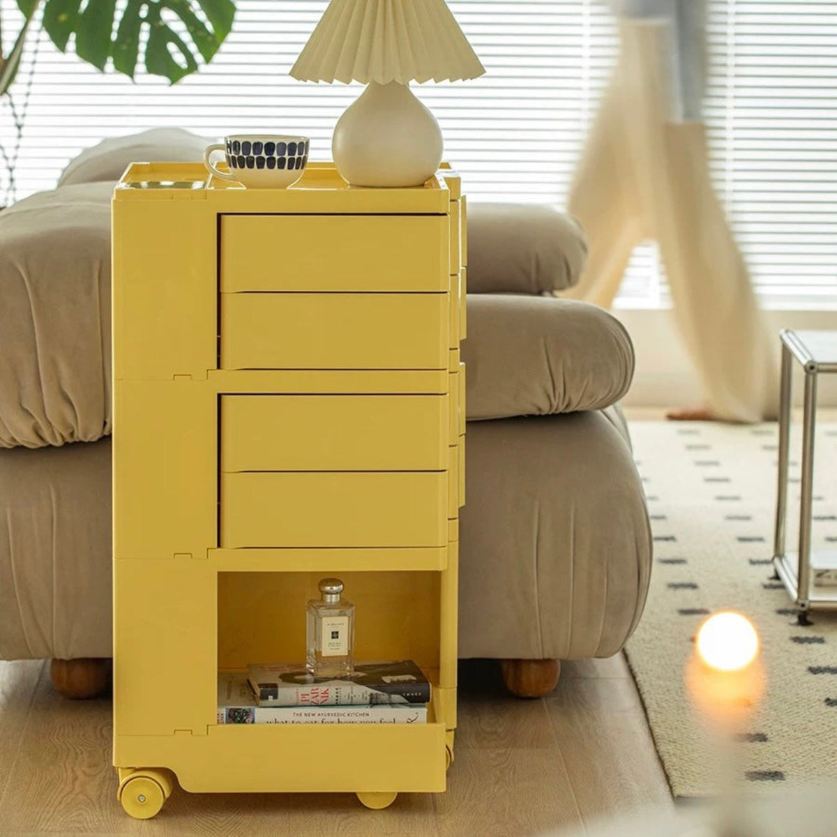 COZONI Bob Trolley | DRAWER UNIT ON WHEELS | Boby Storage Replica