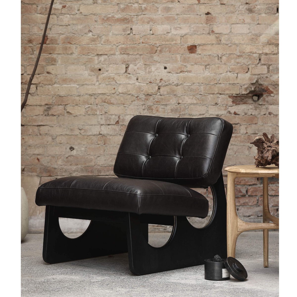COZONI Ken Lounge Chair - Genuine Leather