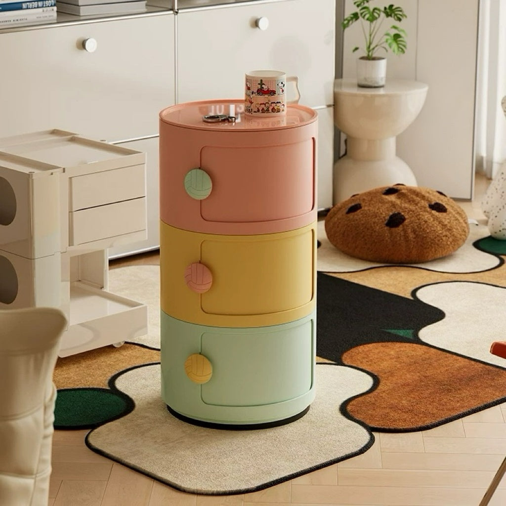 COZONI Kids‘ Round Storage Unit - 3 Tier
