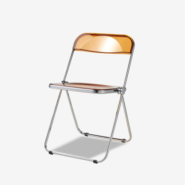 COZONI Tuffy Acrylic Folding Chair (Transparent) | Plia style folding chair