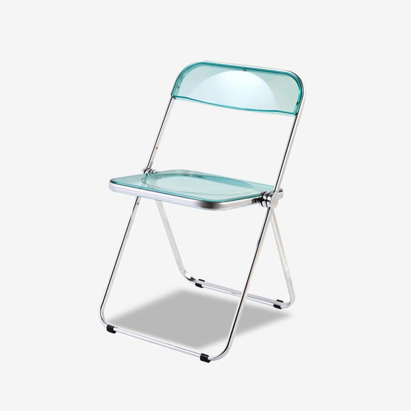 COZONI Tuffy Acrylic Folding Chair (Transparent) | Plia style folding chair