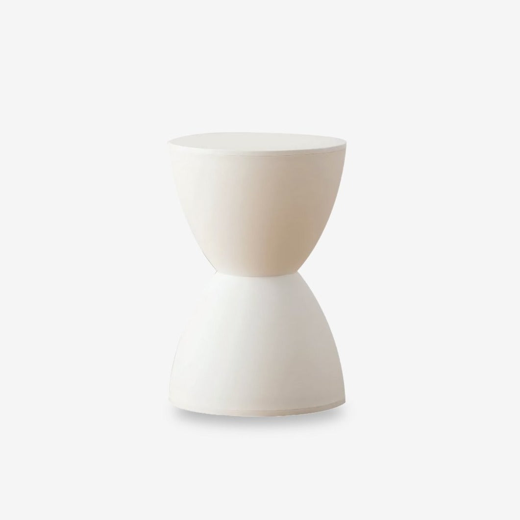 COZONI Boyd Stool (White) | Side Table