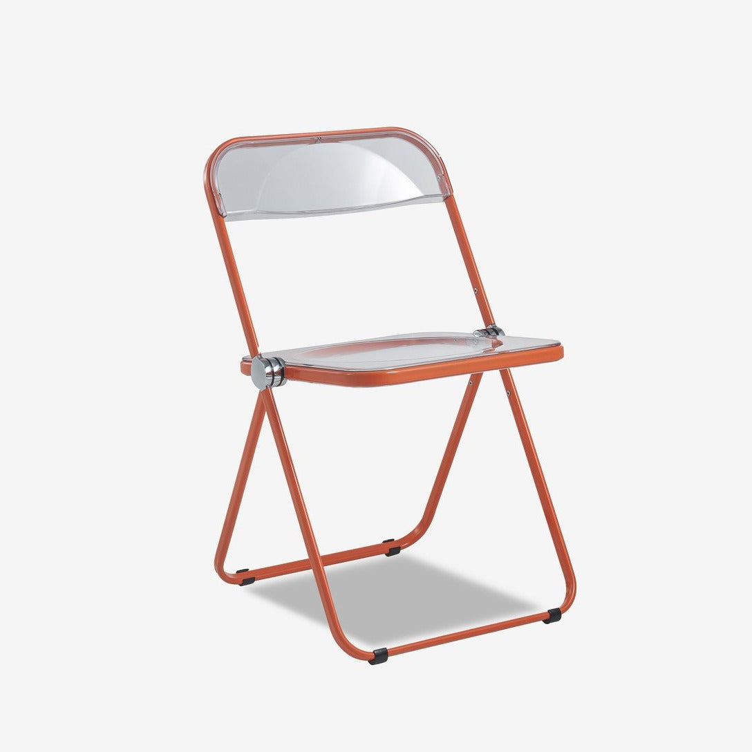COZONI Tuffy Acrylic Folding Chair With Metal Frame | Plia Style ...