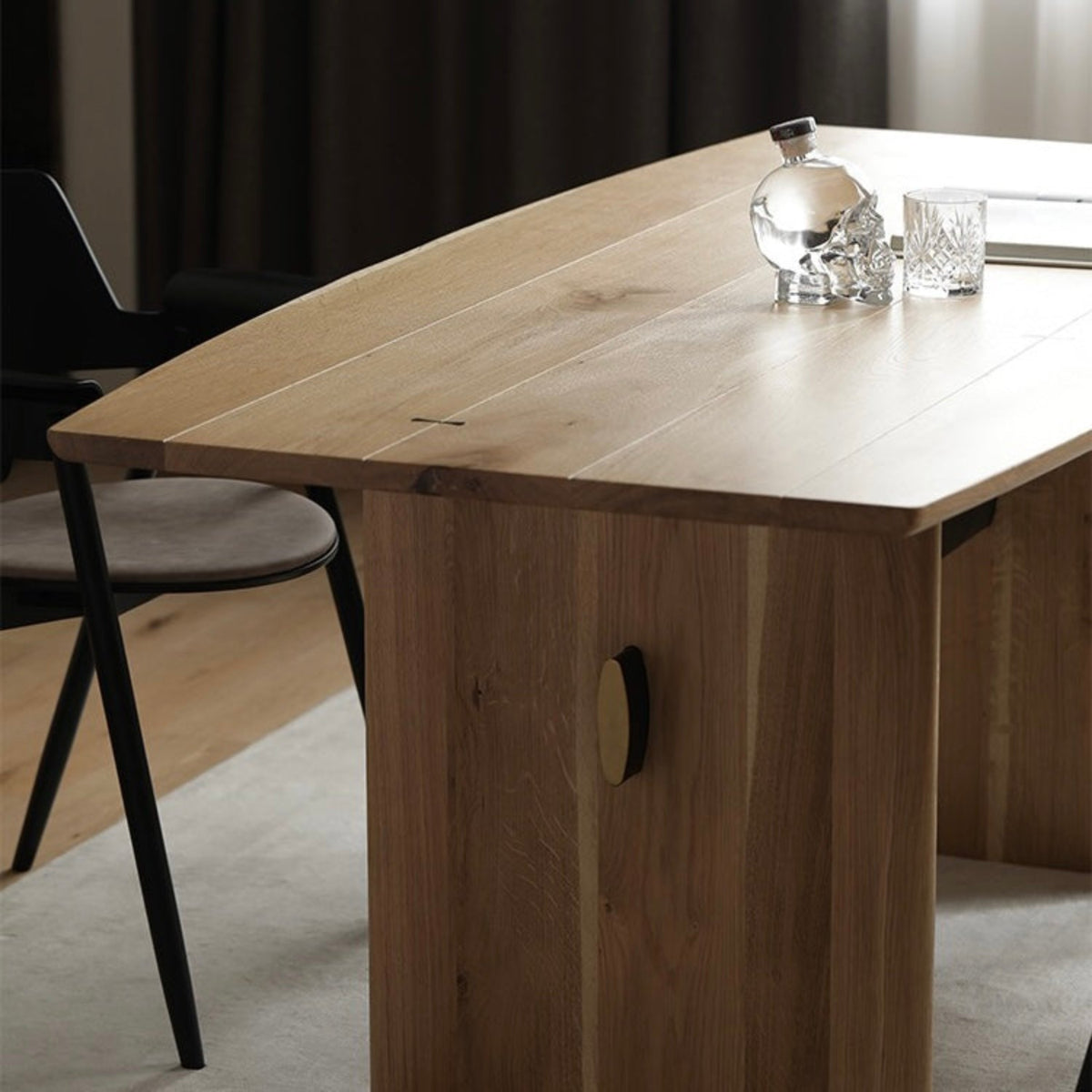 COZONI Cora Dining Table | Solid oak wood | Working Desk