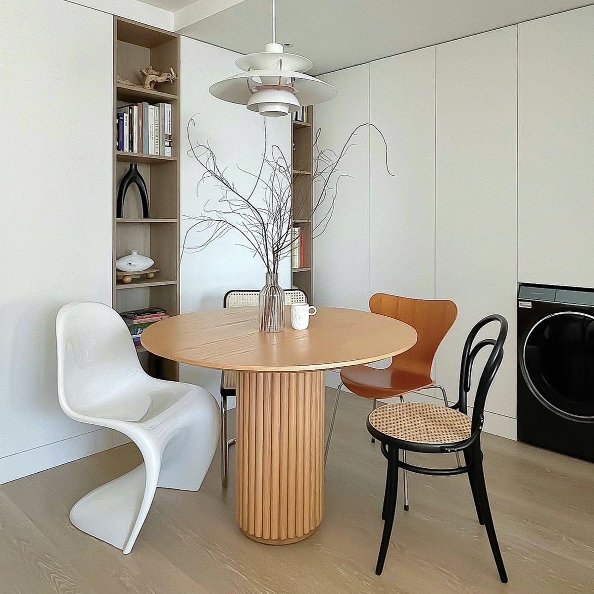 COZONI Set of 2 Anthropomorphic Chair (Ivory) | S Chair Replica ...