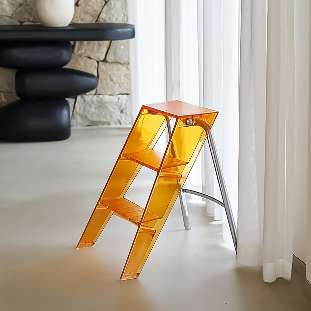 COZONI Folding Step Ladder (Smoke Orange)